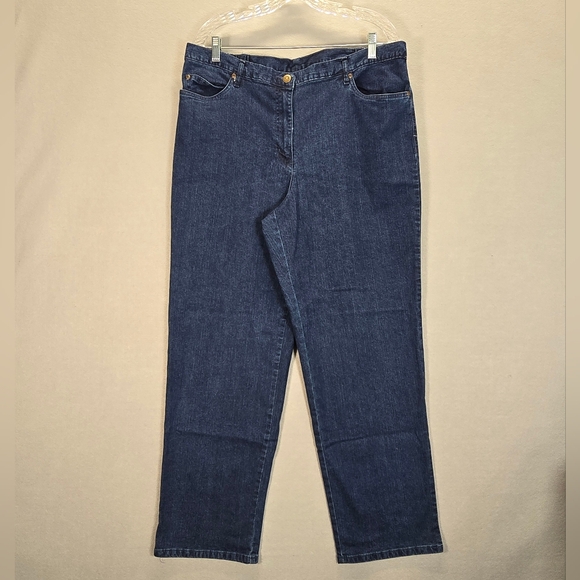 Ruby Rd. | Jeans | Ruby Rd Side Elastic Straight Womens Size 6 Denim ...